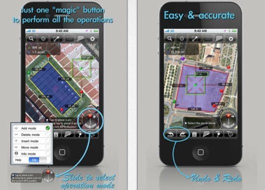 Measure Map, Un'app Per Misurare La Distanza O L'area Su Una Mappa