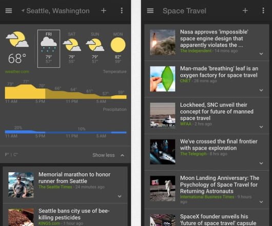 Google Notizie E Meteo, Un'app Per Le Informazioni Di Google News