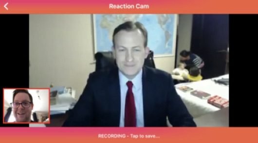 Reaction Cam: Registra La Tua Reazione Mentre Guardi Un Video