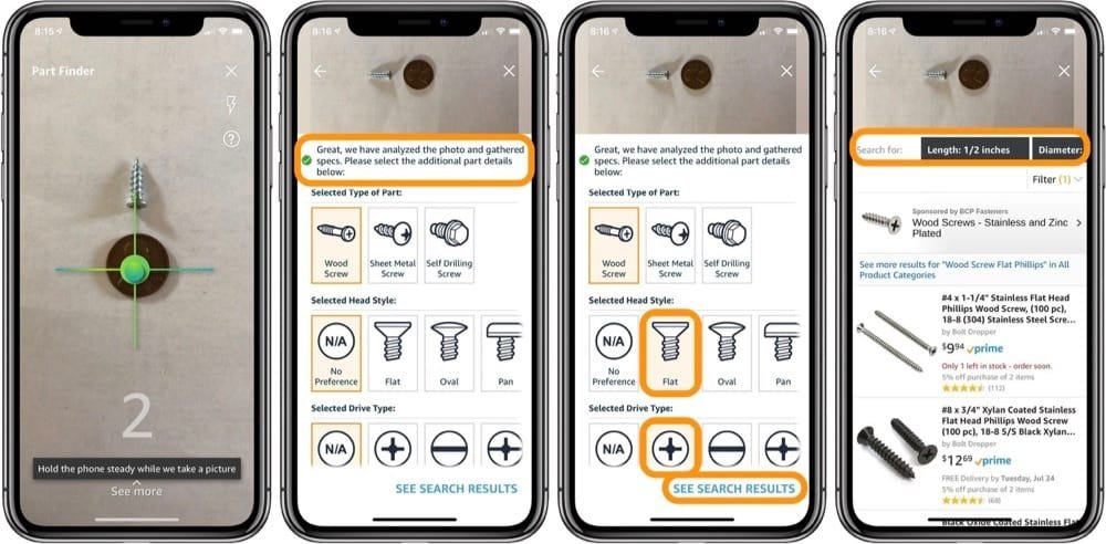 L'app Di Amazon Riconosce Viti E Bulloni: La Fine Dei Problemi Di Ricambio?